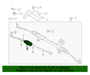 2020-2022 Hyundai Tie Rod Boot 56528-S1000 | OEM Parts Online