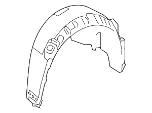 231-690-09-30 - Wheelhouse Liner - 2017-2020 Mercedes-Benz ...