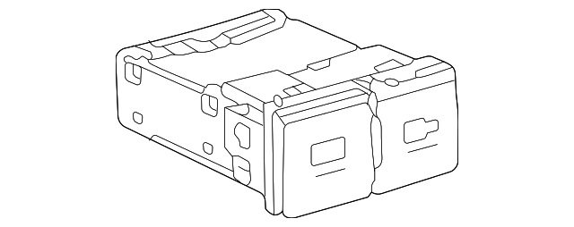 85532-15010 - USB Port - 2018-2022 Toyota | OEM Genuine Toyota Parts