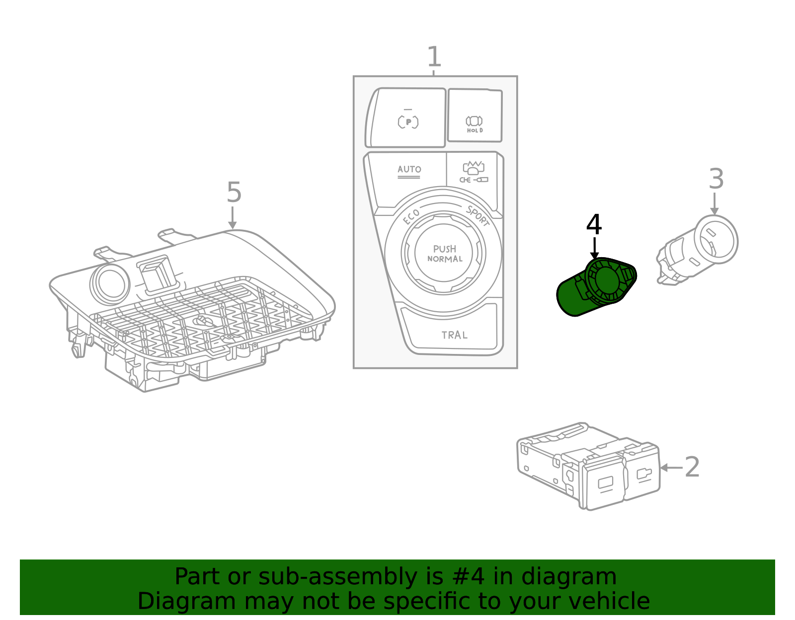 85535-0E030 - 2019-2024 Toyota - Cover Cap | Toyota Parts Delivered