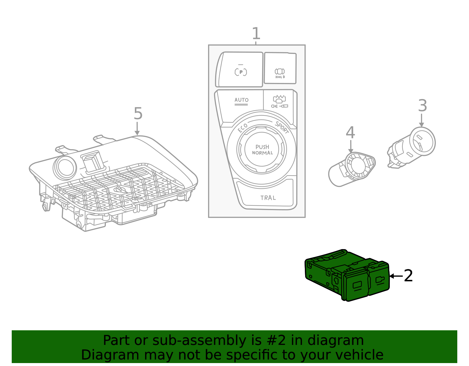 2018-2022 Toyota USB Port 85532-15010 | Toyota Parts Center