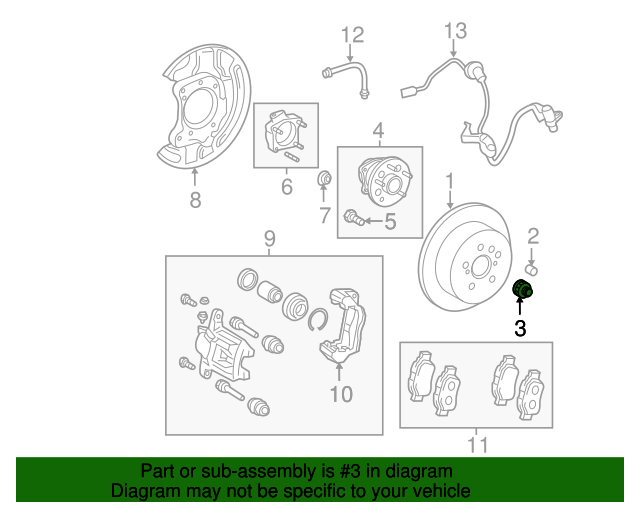 2000-2023 Toyota Nut 90080-17238 | OEM Parts Online