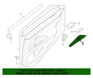 2013-2018 Nissan Altima Switch Bezel 82961-3TA0B | OEM Parts Online