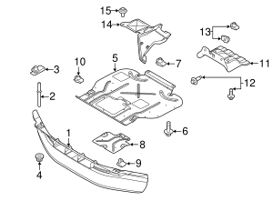 2011-2014 Ford F-150 Skid Plate BL3Z-5D032-A | TascaParts.com
