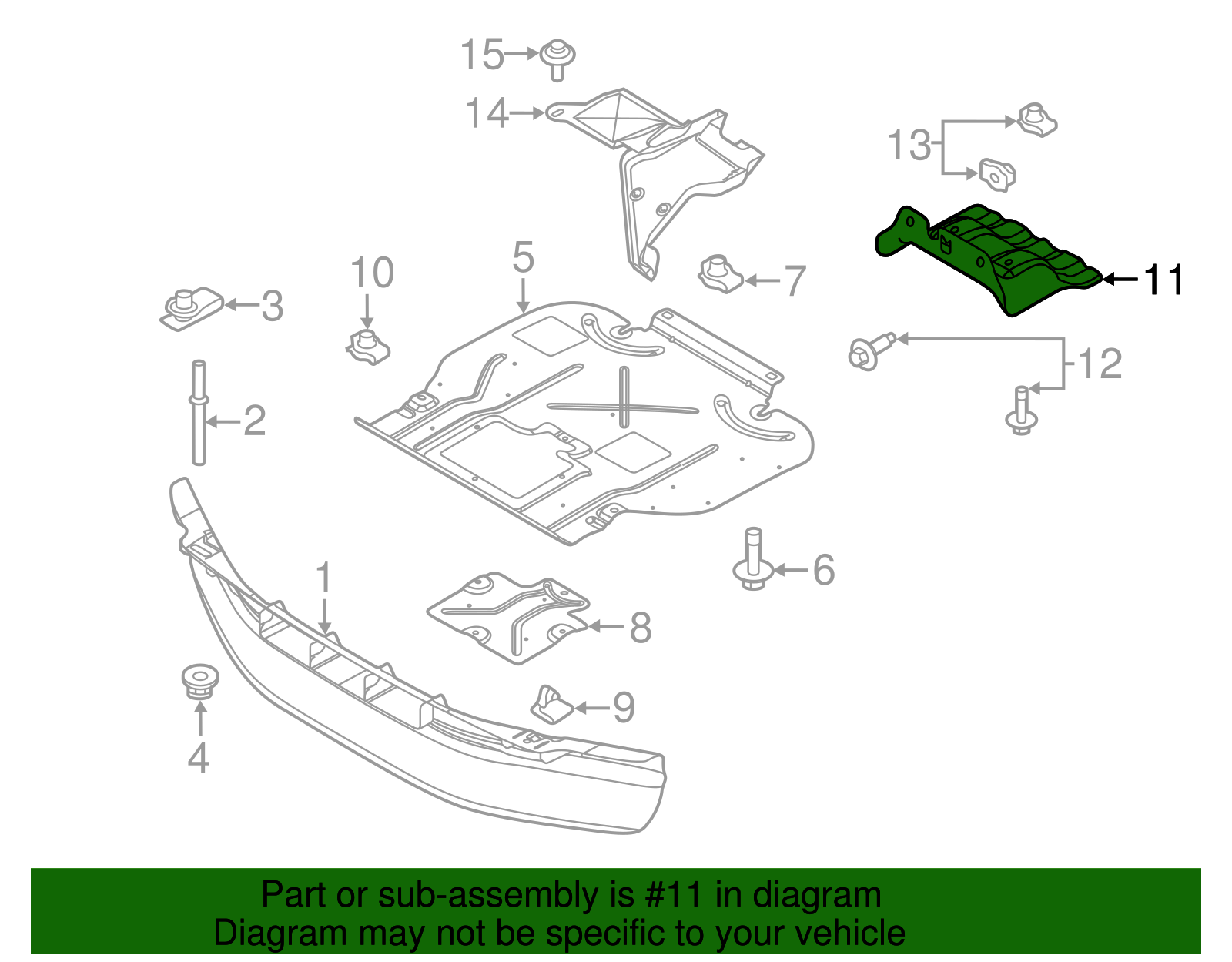2011-2014 Ford F-150 | Skid Plate | BL3Z-5D032-A | Walls' Ford Parts