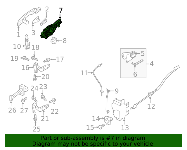 Genuine Handle Base for 2019-2024 Volvo | Part# 30747095 | Over 30% Off ...