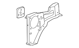 2014-2019 Chevrolet Corvette Outer Support 84652299 | GMPartsDirect.com