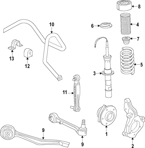 Front Suspension for 2016 Cadillac CT6 | GM Parts Center