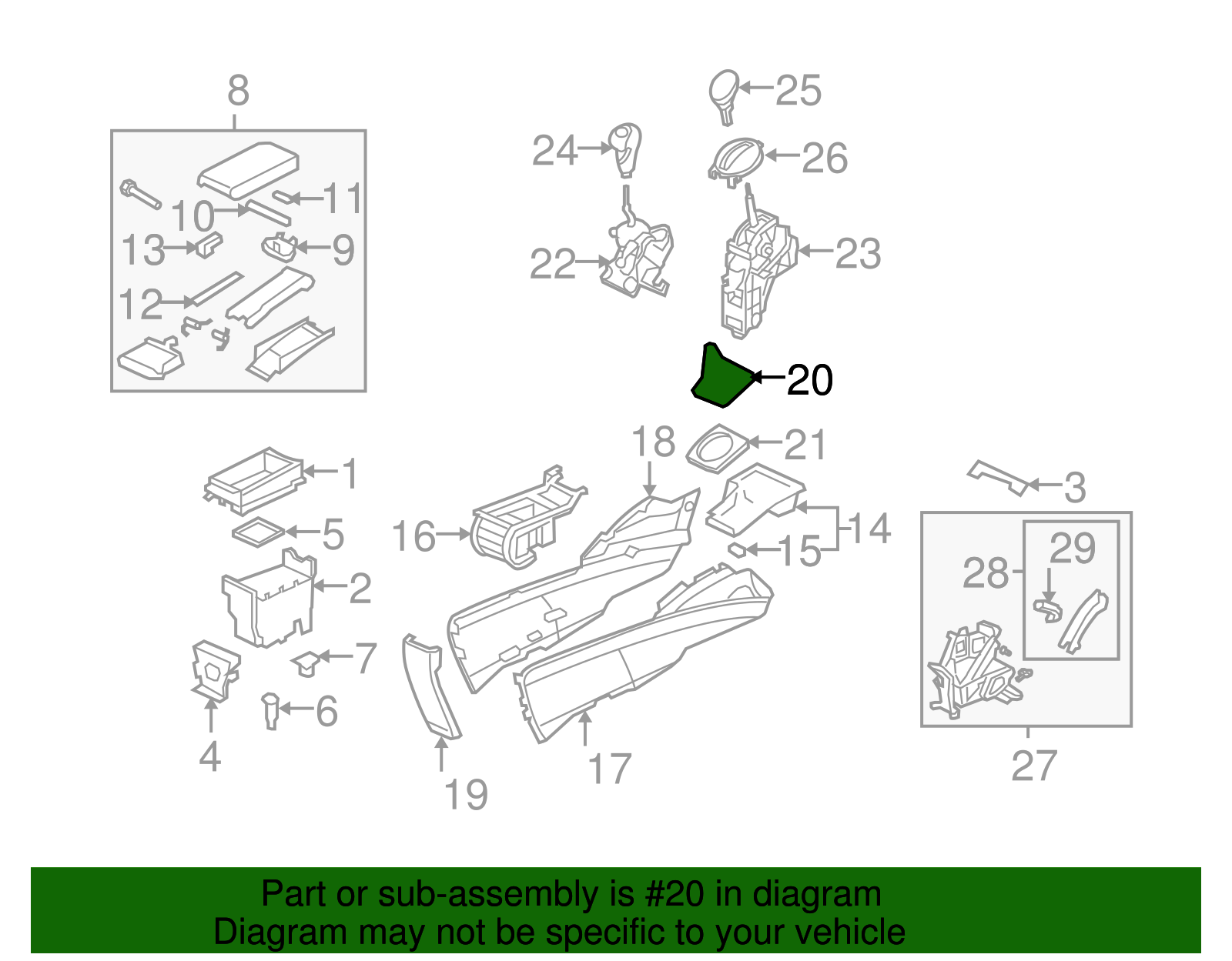 77298-SNA-D01ZA - 2006-2011 Honda Civic - Boot Change Lever *NH1L ...