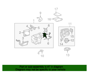 2007-2014 Toyota FJ Cruiser Servo 87106-35190 | Toyota Parts Center