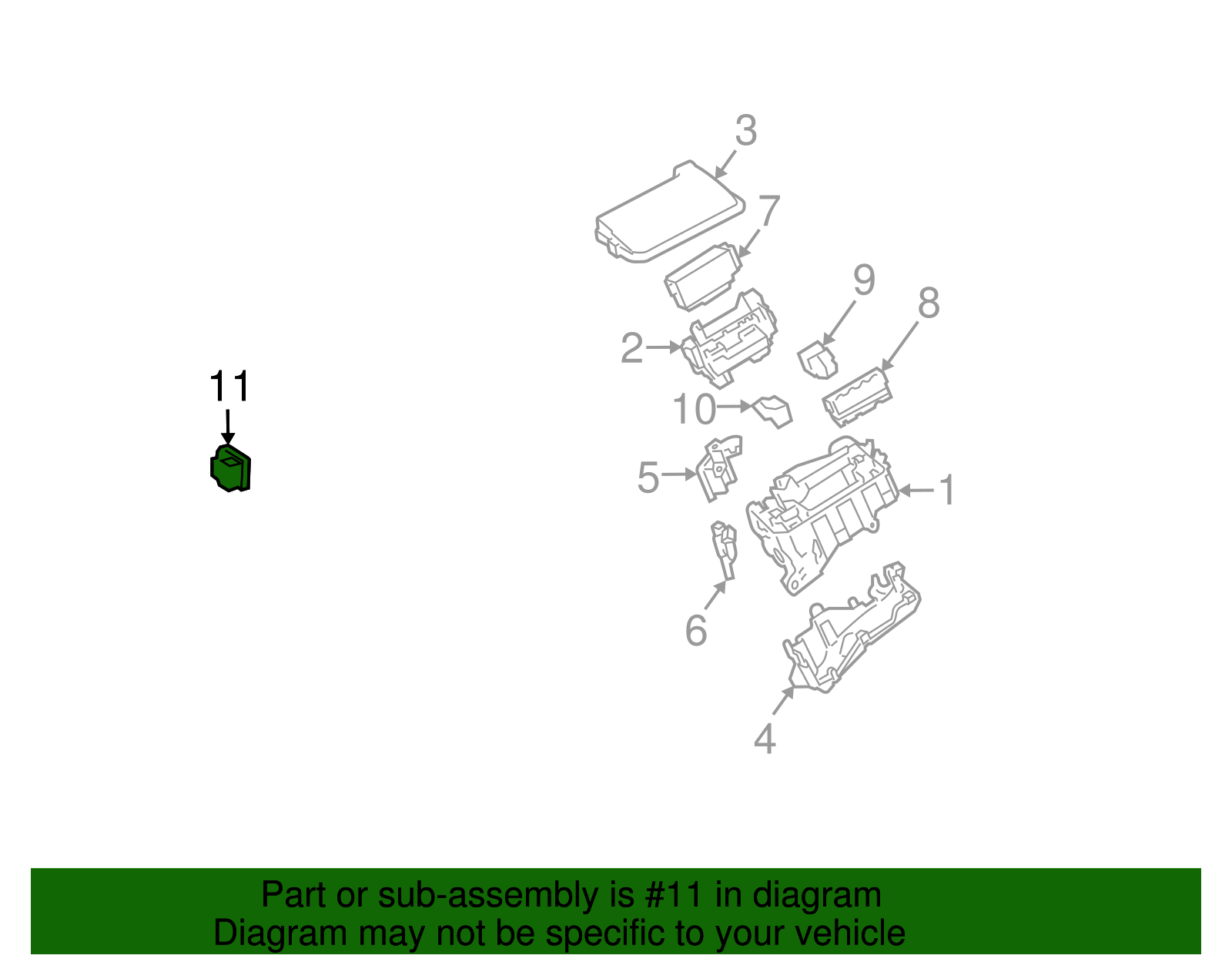 2010-2015 Toyota Relay 85942-58010 | Toyota Parts Center