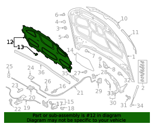 8W6-863-825-A - Insulator 2018 Audi S5 | Audi OEM Parts