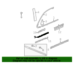 2021-2022 GMC Chrome Front Side Door Vehicle Name Plate 84267895 ...