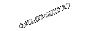 2021-2022 GMC Chrome Front Side Door Vehicle Name Plate 84267895 ...