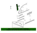 2021-2024 GM Front Passenger Side Door Window Frame Rear Applique ...