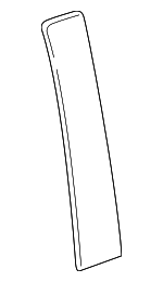 2021-2024 GM Front Passenger Side Door Window Frame Rear Applique ...