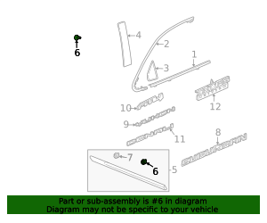 2014-2024 GM (Replaces 94748652) Multi-Purpose Retainer 11604723 GM ...