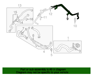 2013-2016 Volkswagen Jetta Engine Coolant Pipe 04E-121-064-S | OEM ...