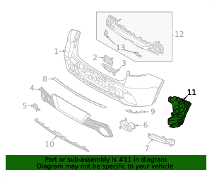 2022-2023 Genesis GV70 Side Bracket 86651-AR000 | QuirkParts