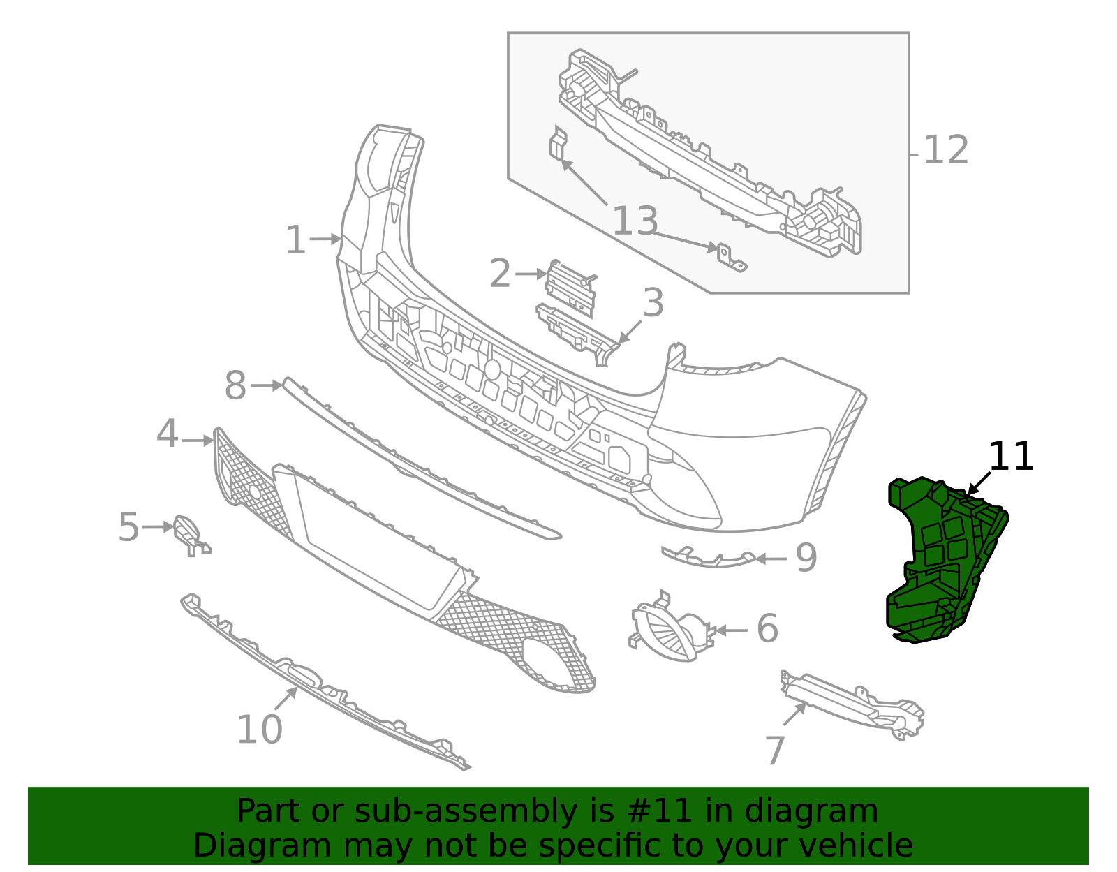 86652-AR000 - High-Quality Side Bracket for 2022-2025 Genesis GV70 ...