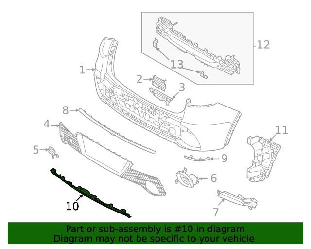 2022-2024 Genesis GV70 Skid Plate 86670-AR000 | HyundaiParts.Online
