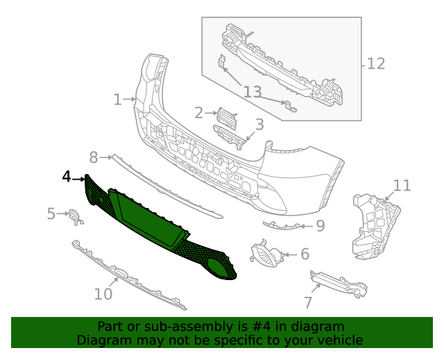 86650-IY000 - Lower Trim 2024 Genesis GV70 | AutoNation Parts