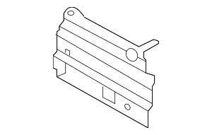 Genuine Bumper Cover Center Bracket for 2022-2024 Genesis GV70 | Part ...