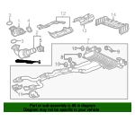 2016-2024 GM Catalytic Converter Brace Bracket 84390419 GM ...