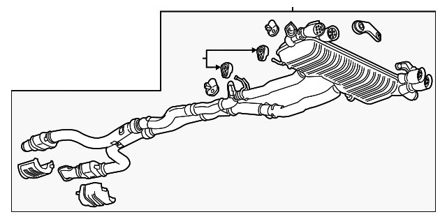 19420252 GM Exhaust Muffler Assembly with Aftertreatment | GM Parts Store