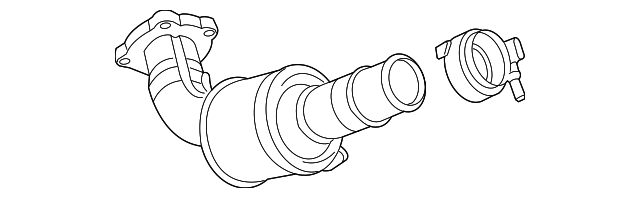 19420274 - Driver Side 3-Way Catalytic Converter with Flange, Bushing ...