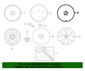 2015 Toyota Wheel Alloy Dark Finish 17 Inch 42611-47591 | Lithia Toyota ...