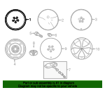 2010-2011 Toyota Prius Wheel Alloy 15 Inch 42611-47141 | Sparks Parts