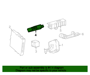 899A0-F4010 - 2018-2019 Toyota C-HR - Antenna | Toyota Parts Delivered