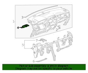 2024 Chevrolet Trailblazer Applique 42817707 GM | Flow Automotive ...