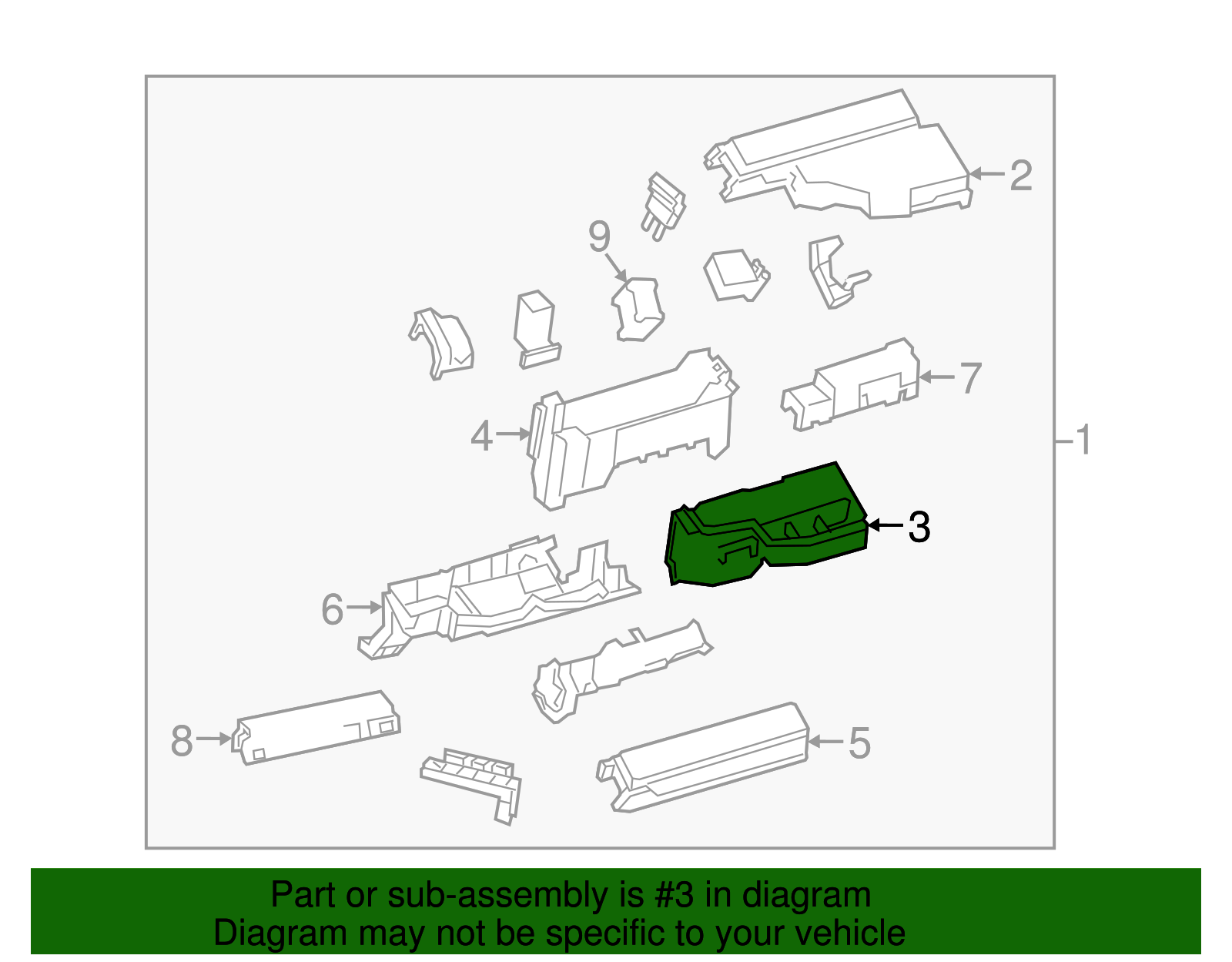 2013-2024 Nissan Fuse & Relay Box 24381-3JA0A | Kline Nissan