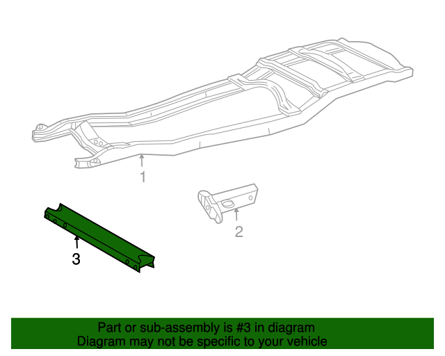 2003-2006 Ford Cross-Member 2L1Z-5L005-AA | TascaParts.com