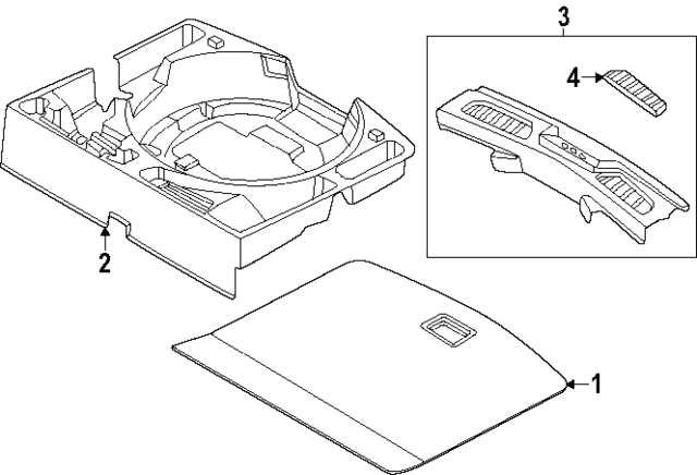 2024-2025 Lincoln Nautilus Mat Floor R2TZ-5813046-AD | OEM Parts Online