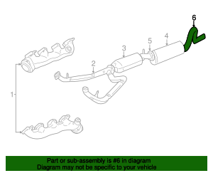 Genuine OEM Ford Part - Extension Pipe 7C2Z-5A212-DA | Genuine OEM Ford ...