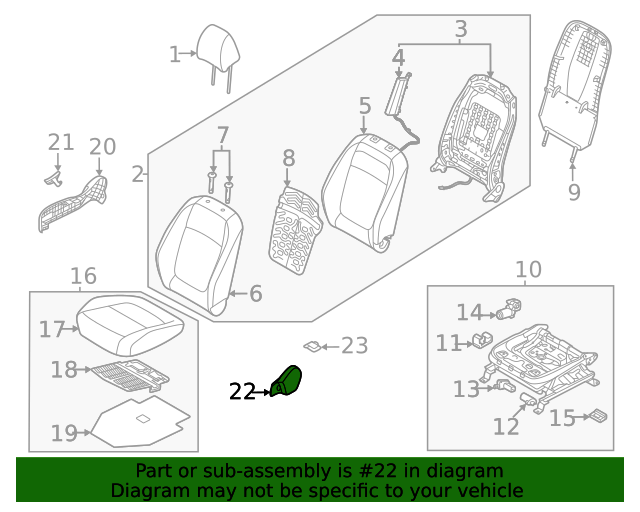 2020-2022 Kia Side Shield 88040 K0000WK | TascaParts.com