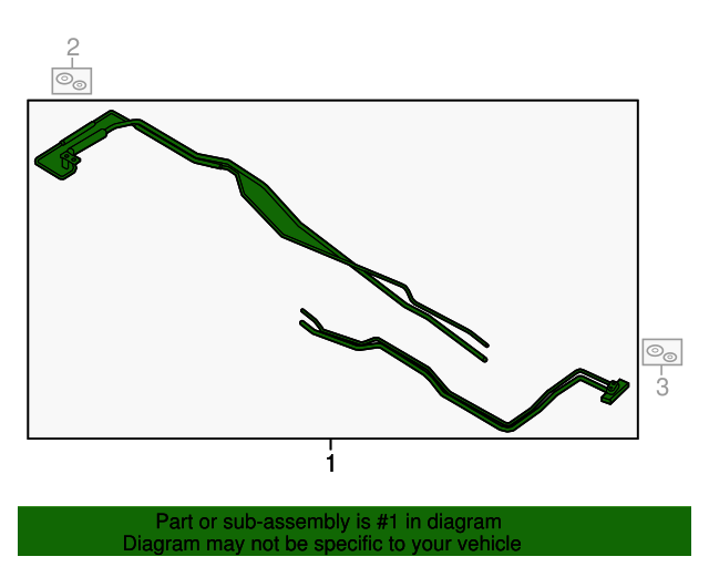 2018-2024 Ford AC Tube JL1Z-19867-DA | QuirkParts