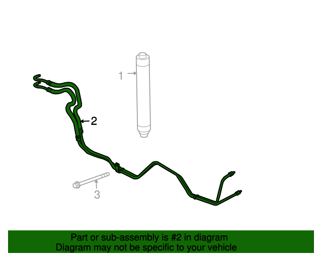 2007-2010 Mopar Hose & Tube Assembly 55038149AC | TascaParts.com