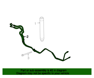 2007-2010 Mopar Hose & Tube Assembly 55038149AC | TascaParts.com