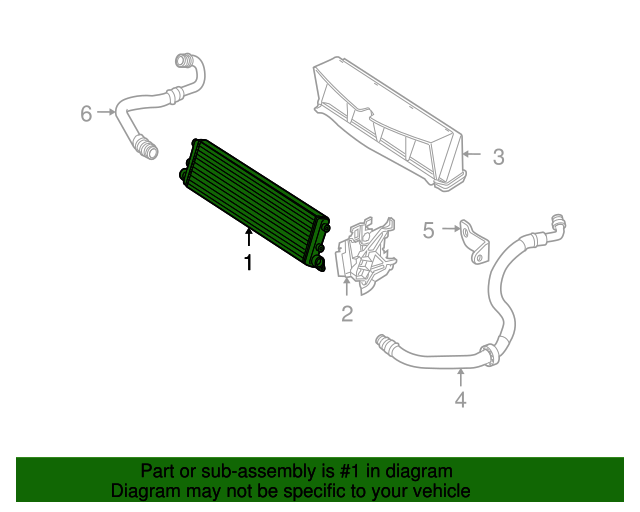 2007-2019 Mercedes-Benz Oil Cooler 221-500-07-00 | MB OEM Parts