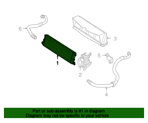 2007-2019 Mercedes-Benz Oil Cooler 221-500-07-00 | MB OEM Parts