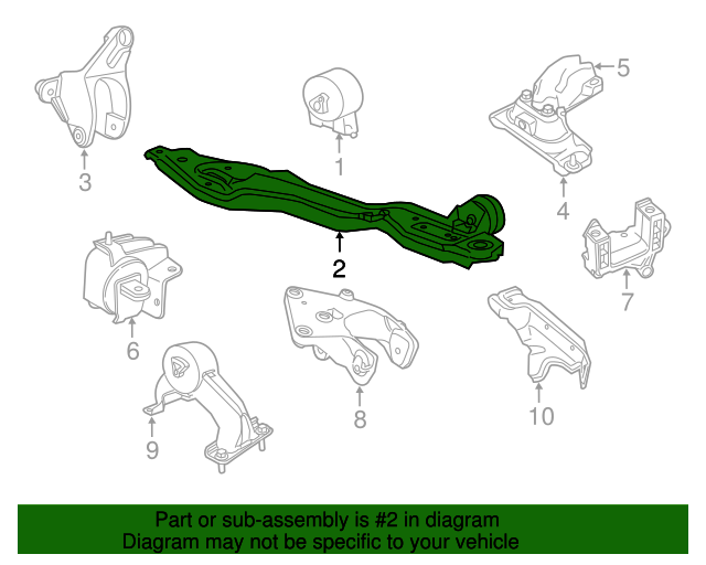 2008-2020 Mopar Lower Support 4721871AE | TascaParts.com