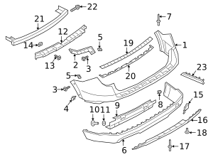 Ford LB5Z-17K835-FA - Lower Cover - 2020 Ford | OEM Ford Part