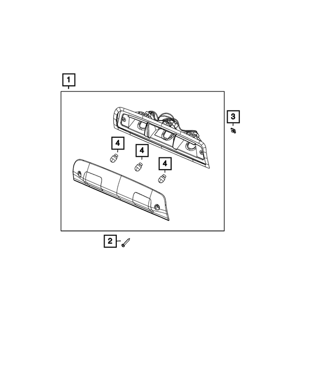 2019-2021 Ram Center High Mounted Stop Lamp 68412024AA | DodgeParts.com