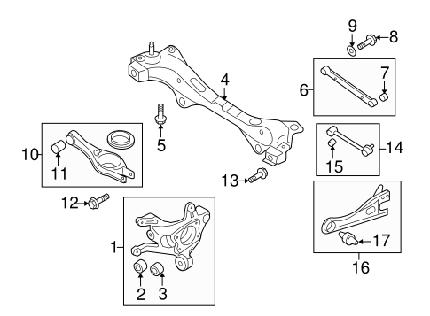 Rear Suspension for 2009 Kia Optima | Kia Parts Online