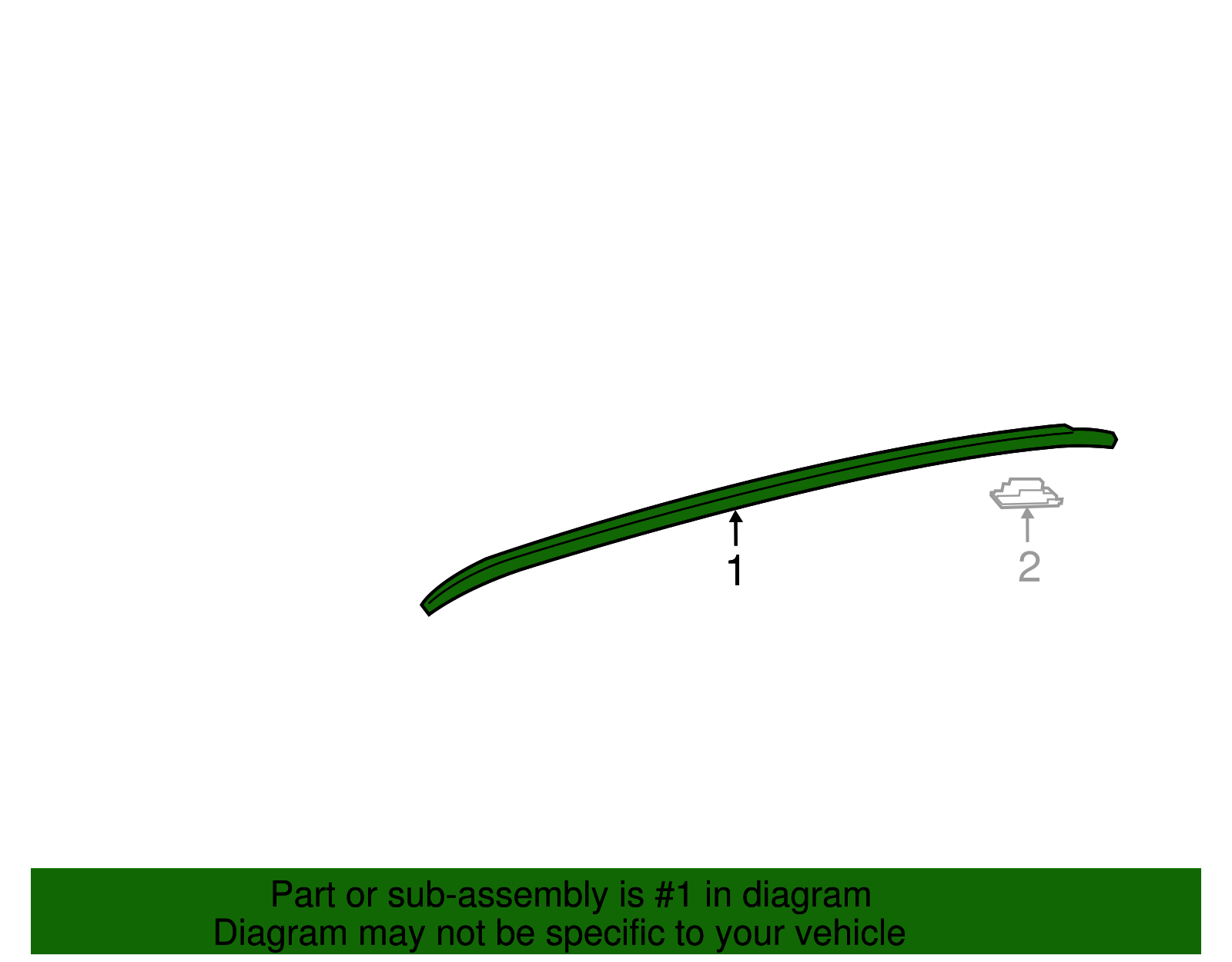 2018-2024 Toyota Camry Drip Molding 75555-06090 | OEM Parts Online