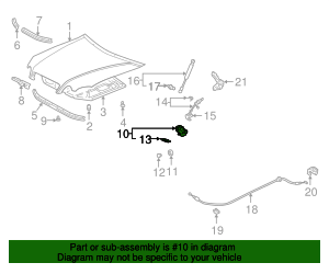 1992-2005 Lexus Lock Assembly 53510-33010 | OEM Parts Online